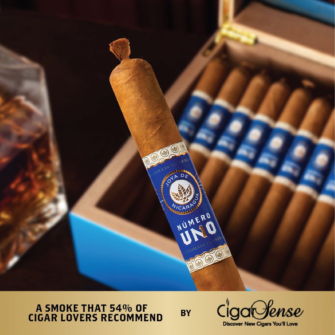 Número Uno: A Smoke That 54% of cigar lovers recommend!